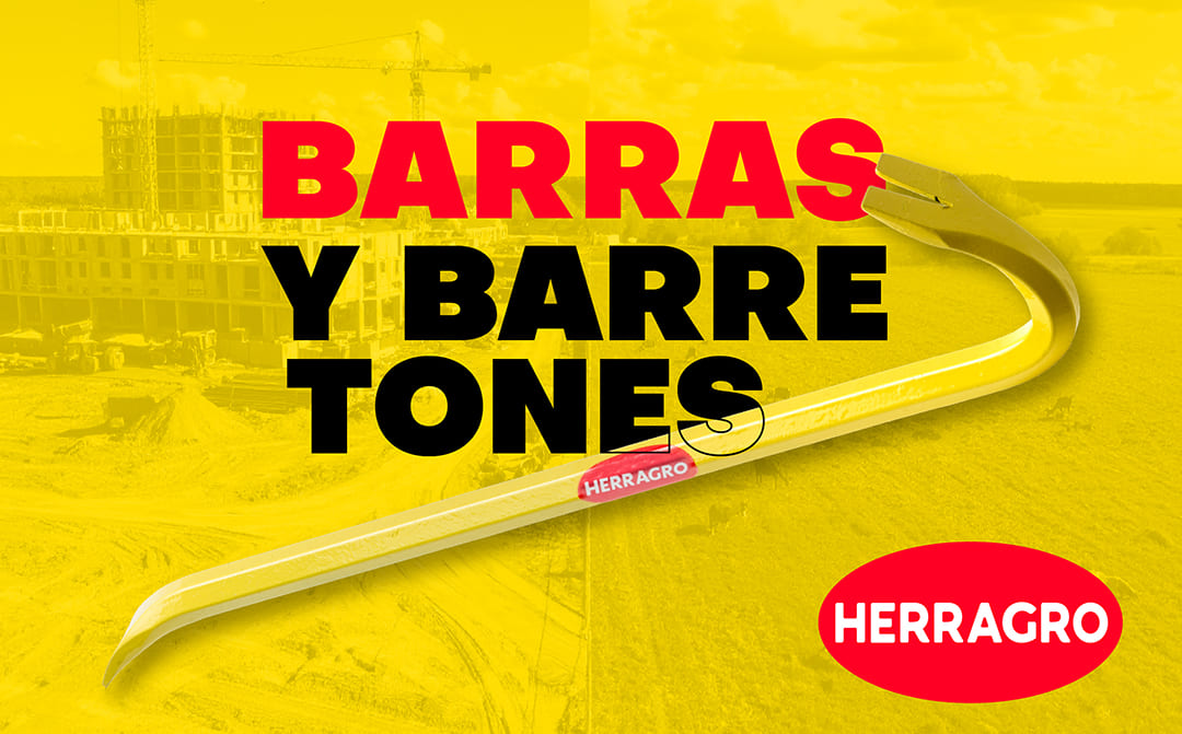 Barretones y barras: Herramientas robustas | Tienda Herragro